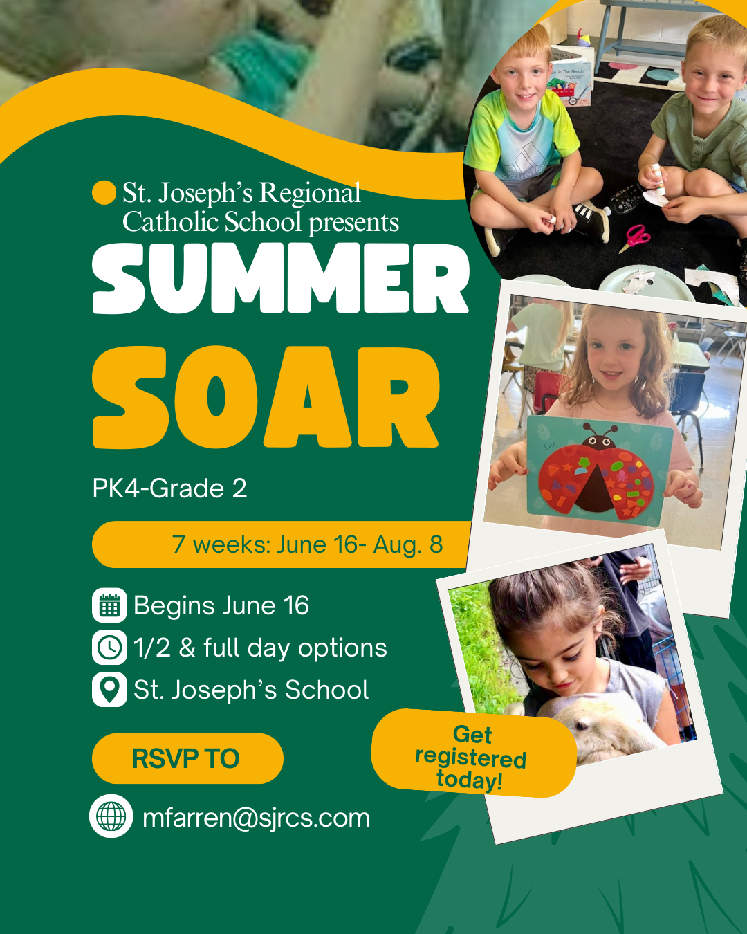 SOAR Summer Camp - St Joseph Regional Catholic School-Salem